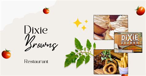 Dixie Browns Menu With Prices New Zealand 2025