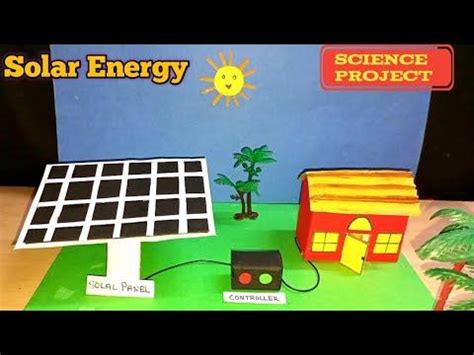 Working Model Of Solar Energy Solar Panel Model Solar Power Solar Power
