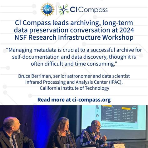 Ci Compass Hosted A Panel At The National Science Foundation Nsf Research Infrastructure