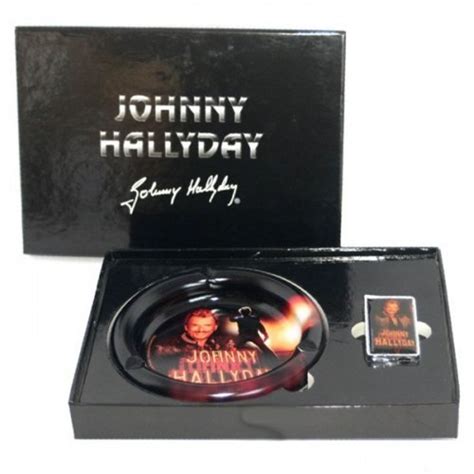 Johnny Hallyday Coffret Cendrier Et Briquet Modèle 1 Boutique