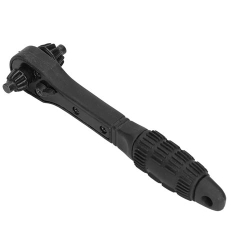 Ratchet Wrench 2 In 1 Black Carbon Steel Multifunctional Quick Drill
