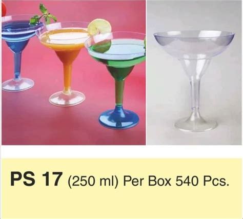Ps 17 Plastic Disposable Wine Glass At Rs 11pack Madangir New