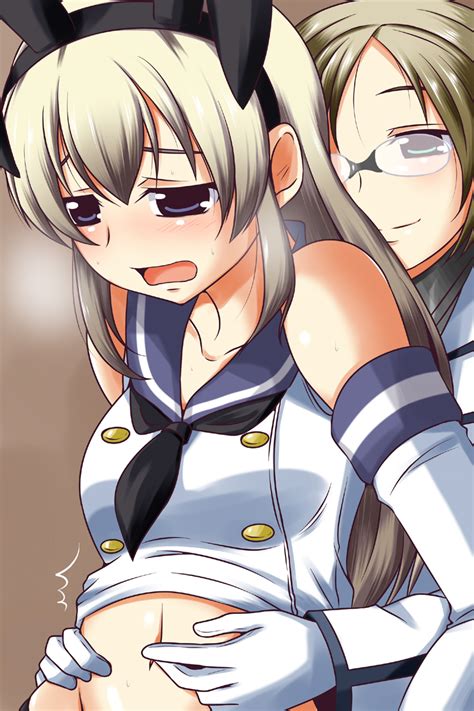 Shimakaze And Katori Kantai Collection Drawn By Nishi Koutarou Danbooru