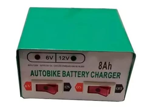 Cargador De Bateria Para Autos Y Motos 12v Y 6v Cuotas Sin Interés