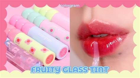 컬러그램 탕후루탱글틴트 전색상 발색 여름 틴트 추천 클레어 Youtube
