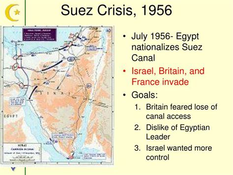 Suez Crisis Map