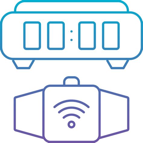 Digital Alarm Clock Generic Gradient Icon