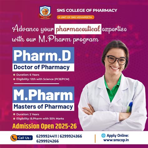 Sns 🎓 Advance Your Pharmaceutical Expertise With Our Mpharm Program