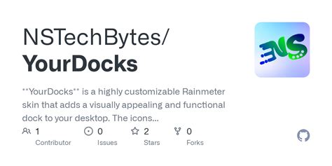 Github Nstechbytesyourdocks Yourdocks Is A Highly Customizable