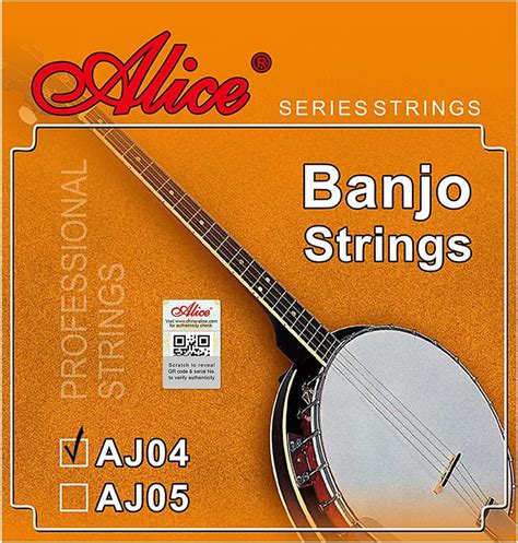 4 pack alice aj04 banjo strings 4 string reverb