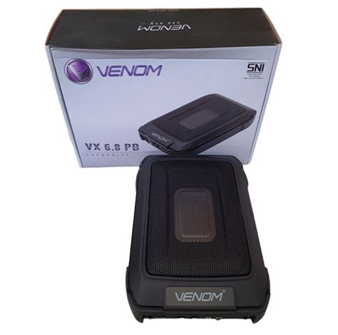 Subwoofer Kolong Venom Vx68pb Subwoofer Aktif Venom Vx 68pb Lazada