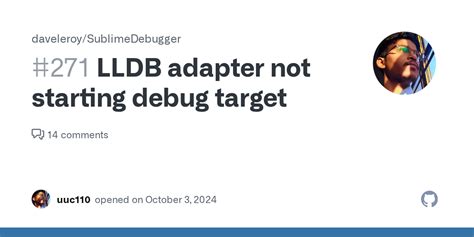Lldb Adapter Not Starting Debug Target · Issue 271 · Daveleroy