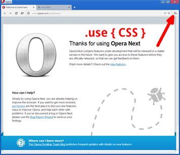 No CSS Extension Opera Add Ons