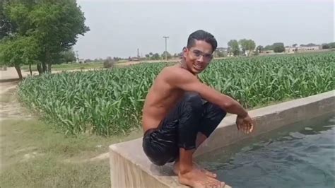 Tubewell Bathing Catty Enjoy Village Youtube