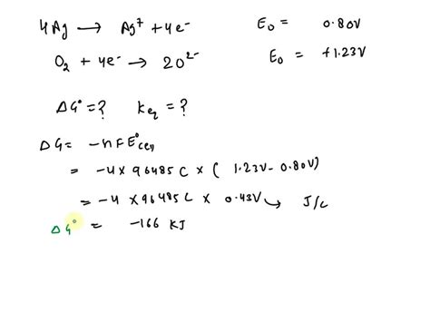 Solved Problem 2 10 Points Redox Potentials And Gibbs Free Energy