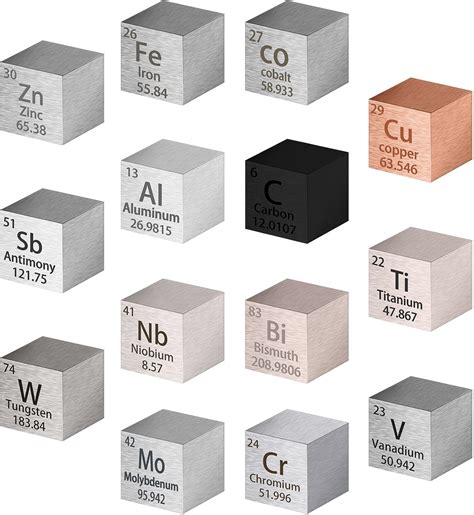 Ripeng 14 Piece Metal Element Cube Set For Collecting And India Ubuy