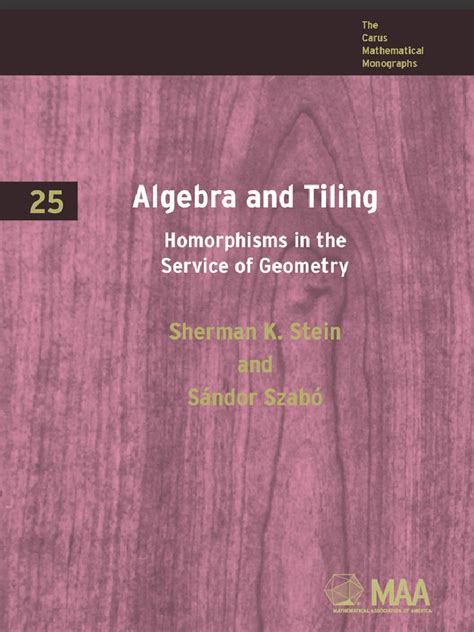 Algebra And Tiling Homomorphisms Pdf Lattice Group Group Mathematics