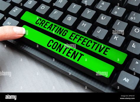 Text Caption Presenting Creating Effective Content Business Idea Valuable Information