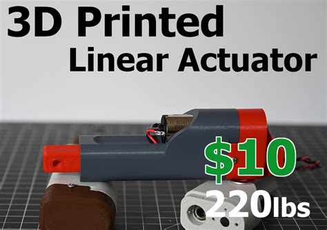 3d Printed Linear Actuator By M2rechtin Download Free Stl Model