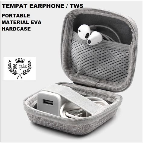 Jual Baona Kotak Tws Earphone Headset Tempat Earphone Tws Eva Hardcase Shopee Indonesia