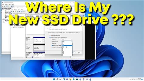 Windows 11 Setup New Ssd Hdd Drive How To Install New Ssd Youtube