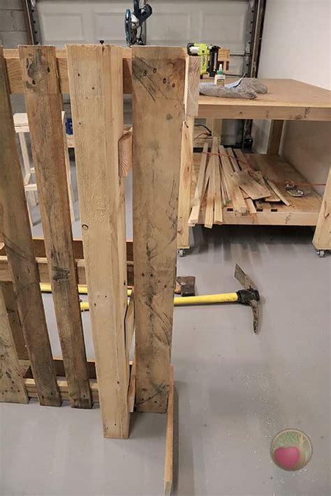 Pallet Garden Tool Storage Heartwood Art