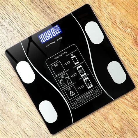 משקל דיגיטלי מקצועי לחישוב Bmi ופרמטרים חיוניים