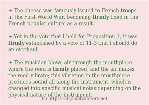 Firmly Some Sentence Examples Englishteststore Blog