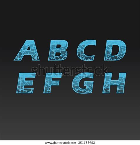 Alphabet Vector Illustration Stock Vector Royalty Free Shutterstock