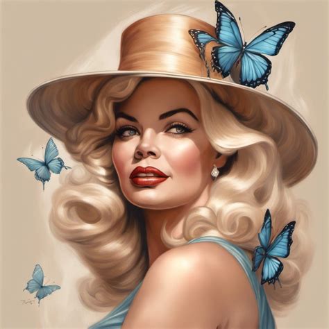 The Beauty Of A Woman Jayne Mansfield Ai Generated Artwork