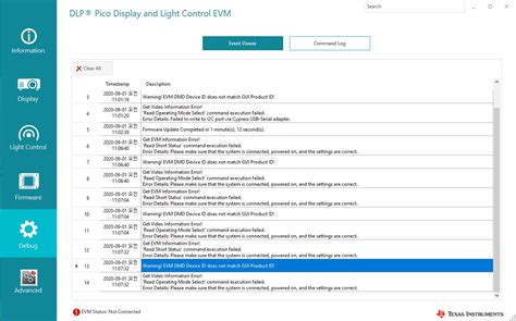 Dlp2010evm Lc I Installed A New Custom Dlp Engine But The Evm Does