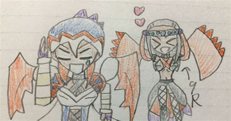 モンハン擬人化 【リクエスト】モンハン擬人化 その他交流篇 作者9rのイラスト Pixiv