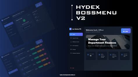[Qbox/ESX/QBCore] Hydex-Bossmenu V2 - Premium Boss Menu System for FiveM - FiveM Releases - Cfx ...