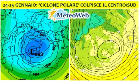 Allerta Meteo Arriva Il Ciclone Polare Tantissima NEVE Sull Italia