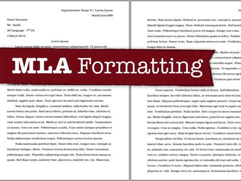 MLA Formatting Slides PPT