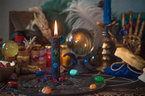 Magical Stuff Esoteric Concept Remove Negative Program Stock Photo