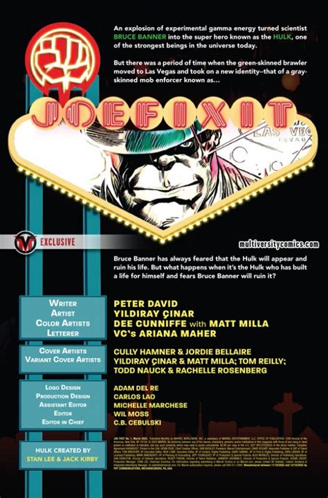 Exclusive Preview “joe Fixit” 1 Multiversity Comics