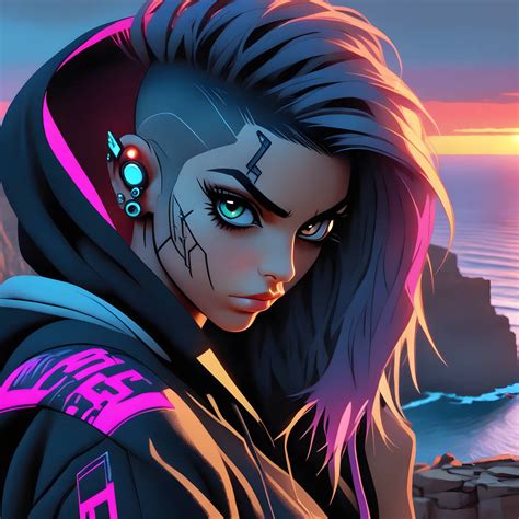 Cyberpunk Girl 129 By Flunex On Deviantart