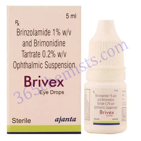 Brivex Eye Drop Brinzolamide 1 Usa Fast Delivery