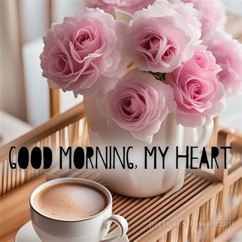 Romantic Good Morning Love Flowers