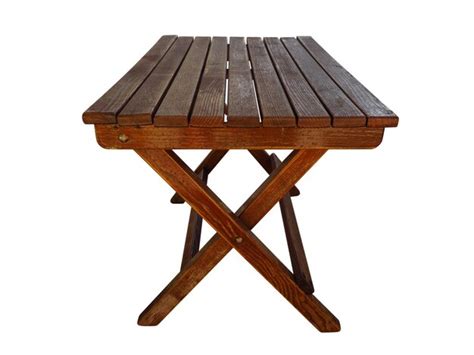 Premium Photo | Wooden folding table isolated