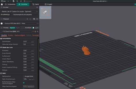 Ams Feeder Button New Also With Ptfe Tube [bambu Lab X1 X1c] By Mircon Download Free Stl