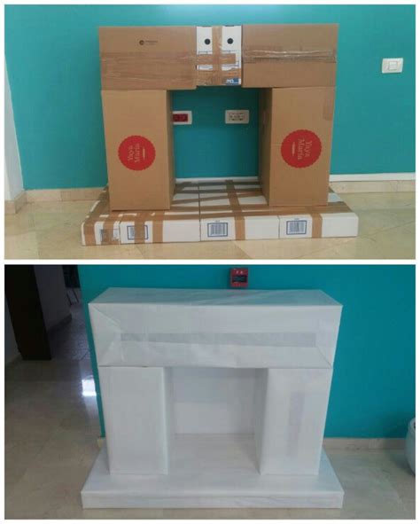 Chimenea De Cartón Primeros Pasos Diy Christmas Backdrop Creative
