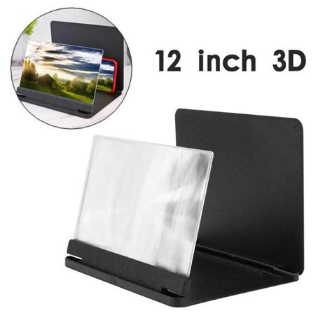 จอขยาย จอขยายสำหรับ โทรศัพท์มือถือ 12 Inch แว่นขยายจอโทรศัพท์ 5d Hd