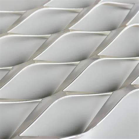 Aluminum Expanded Diamond Metal Mesh Sheets For Cladding Panel Garden