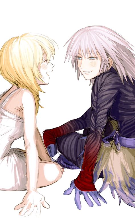 Riku Namine And Riku Replica Kingdom Hearts And 1 More Drawn By