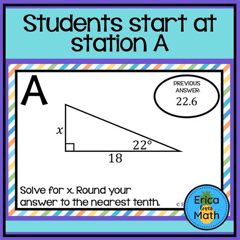 Trig Ratios Digital Activity Scavenger Hunt Made By Teachers