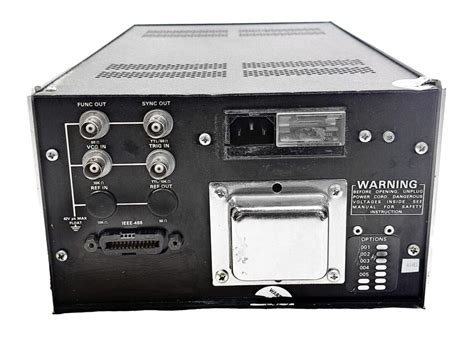 Wavetek 271 Programmable Pulse Function Generator C6981991 Opt 002