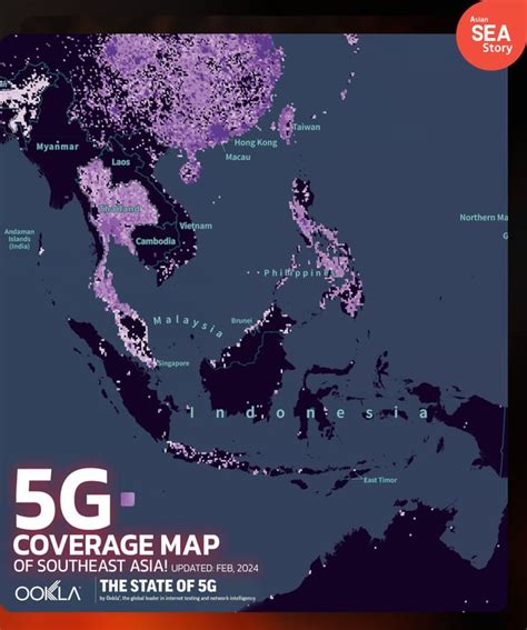 5g Coverage Map Of Sea By Ookla® The Global Leader In Internet Testing And Network Intelligence