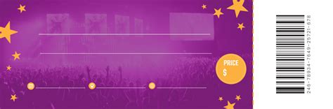 Blank Ticket Template Edit Online Download Example Template Net